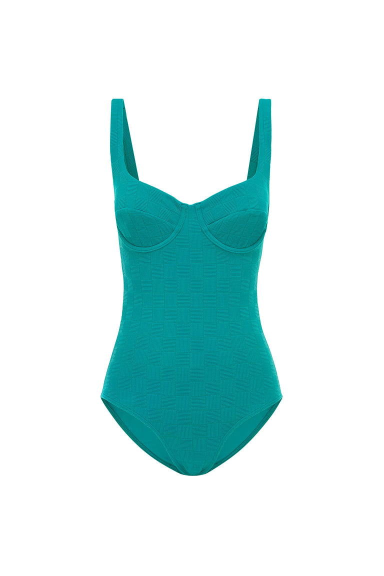 EPHEMERA Jade Balconette One Piece – Ephemera Resort